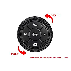 JOYING Latest Universal Steering Wheel Control Watch Band Style with Backlight Buttons for Android Car Stereo DVD Player GPS Navigation System