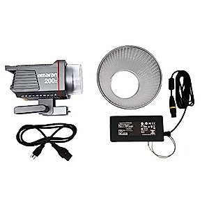Aputure Amaran 200x Bi-Color 2700-6500k LED Video Light, CRI 95+ TLCI 96+, 200w DC/AC Power Supply, APP Control Continuous Studio LED Light for Portrait,Studio,Interview and Filming