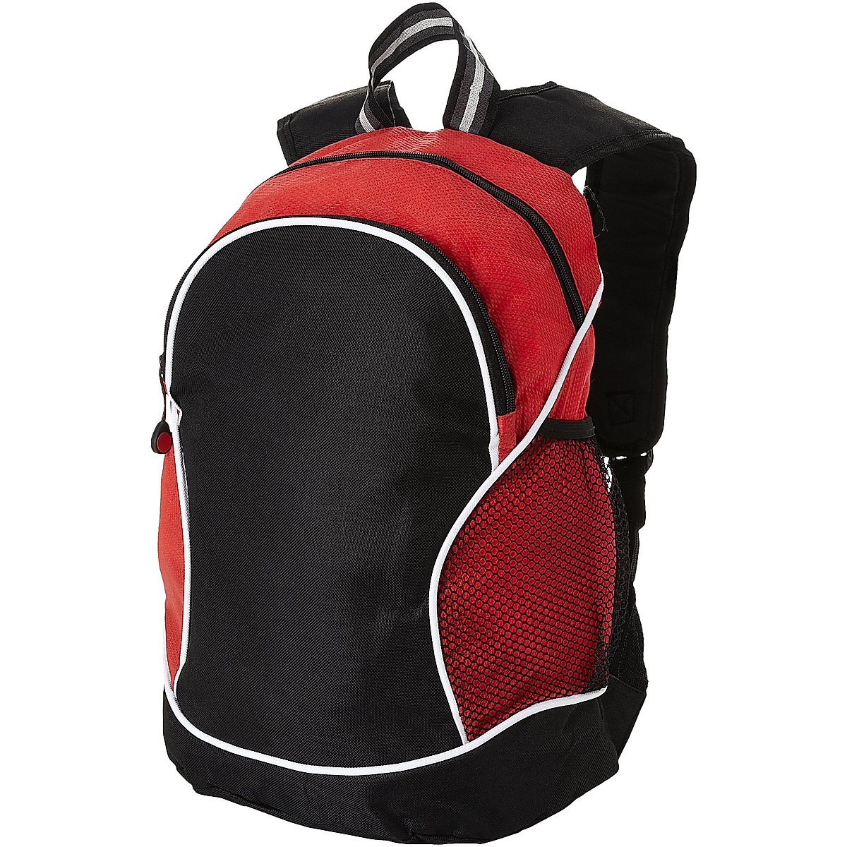 Bullet Boomerang Backpack (11.4 x 7.1 x 16.5 inches) (Solid Black/Royal Blue)