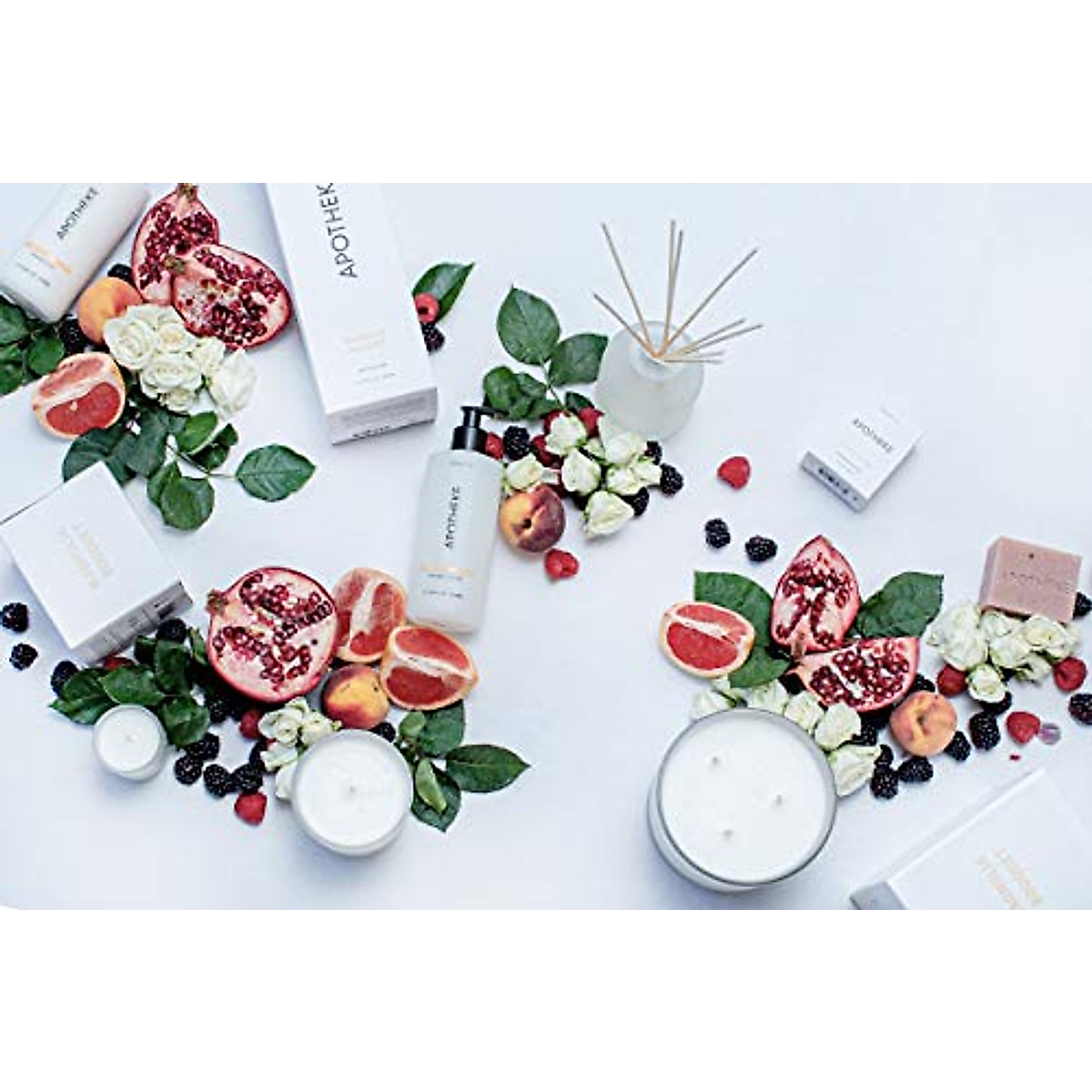 APOTHEKE Liquid Soap - Plant-Based (10fl oz) - Made in the USA (Magnolia Bouquet)