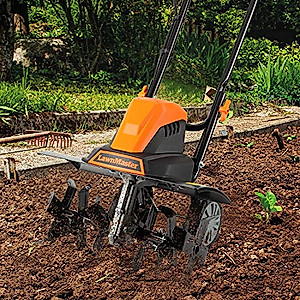 LawnMaster TE1318W1 Corded Electric Tiller 13.5-Amp 18-Inch
