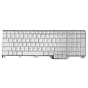 ZAHARA Laptop RGB Keyboard US English with Backlit Replacement for DELL Alienware Area 51M R1 AWAR51M-7350WHT 07FJHC / Alienware 17 R5 062W10 62W10 PK132F11B00 NSK-EYBBC