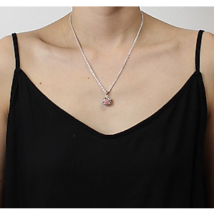 COSUMOSU Rhodochrosite 6 Point star 925 Sterling Silver Pendant for necklace