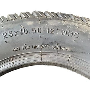 Set of 2 Lawn Mower Turf Tires 23x10.50-12 for Garden Tractor Golf Cart Tire 23x10.50x12 4PR Tubeless