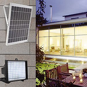 Solar Light 108 LED Solar Light for Home Garden Yard Business Sign Parking Lot