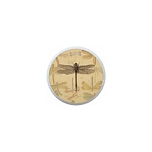 Dragonflies in the Round Dragonfly Decorative Ceramic Dresser Drawer Pulls Cabinet Cupboard Knobs (Vintage)