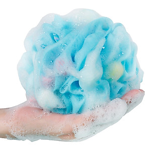 BCKENEY Bath Loofah Shower Sponge Body Back Scrubber Soft Mesh Shower Puffs Exfoliating Loofa for Women & Men Bath Accessories Cleaning Tool (3Pcs 40G S, Sponge Style)