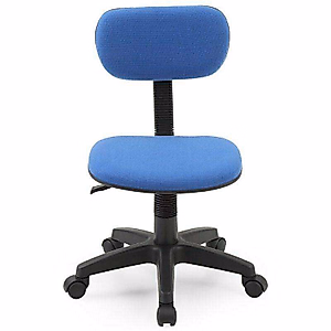JTSQ Adjustable Height Swiveling Task Chair in Blue Gaming Chair Office Chair Gaming Desk Computer Chair High Chair Home Office Desk Chairs Office Chairs Home Office Office Furniture Swivel chai