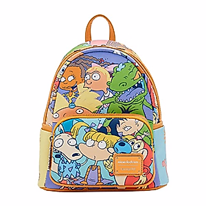 Loungefly Nickelodeon Nick 90's Color Block Double Strap Shoulder Bag