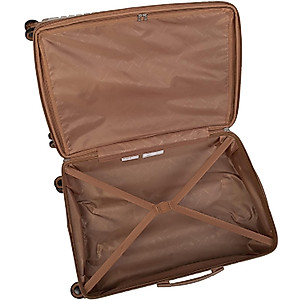 it luggage Encompass 31" Hardside Checked 8 Wheel Expandable Spinner, Beige and Brown