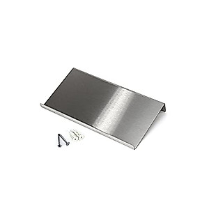 Deco Gables Designs 2 Modern Brushed Stainless Steel Bathroom Toilet Phone Shelves Floating Wall Holder Hanging Decor Durable Polished Solid Polished Metal Ledge with Mounting Hardware