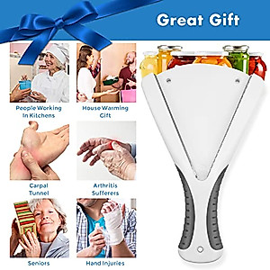 Jar Opener|Effortless Jar Opener for Weak Hands & Seniors With Arthritis Jar Lid Opener for Arthritic Hands- Opens Any Size Jar Gift for Seniors & Weak Hands