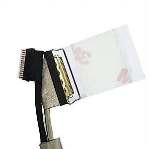 Gintai Laptop 30PIN 60HZ EDP FHD LCD Cable LED LVDS Video Screen Line Display Flex Cable Wire Replacement for DELL Alienware Area 51m R1 R2 DDQ70 0P44YR DC02C00J900