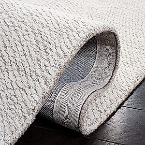 SAFAVIEH Metro Collection Area Rug - 9' x 12', Natural & Ivory, Handmade Wool, Ideal for High Traffic Areas in Living Room, Bedroom (MET999A)