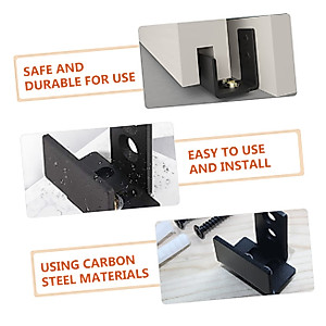 jojofuny 2pcs Barn Door Floor Stopper Wall Mount Sliding Door Install Floor Guide for Barn Door