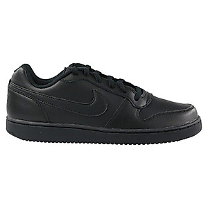 Nike Men's Ebernon Low Basketball Shoe, Black/Black, 11 Regular US