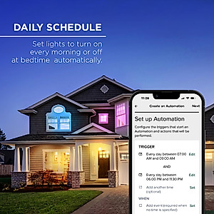 Merkury Smart Light Bulbs, 800 Lumen, WiFi RGBWW Color Changing LED Bulbs, Compatible with Alexa & Google Home, Dimmable Multicolor A19 Bulbs, No Hub Required, 6-Pack