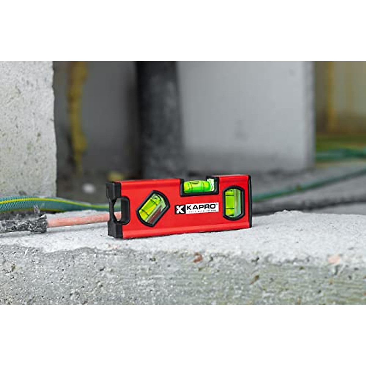 Kapro - 771M TWIN Magnetic Heavy Duty Toolbox Level - For Leveling and Measuring - Features V-Groove and Magnet Base - VPA Certified - 6 Inch