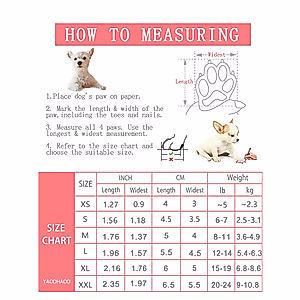 QWINEE 4pcs Dog Boots Dog Shoes Small Dog Puppy Shoes for Hot Pavement Summer Winter Outdoor Paw Protectors with Anti-Slip Sole Red XS