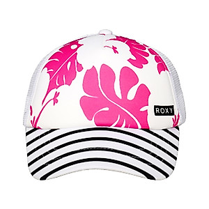 Roxy Girls' Honey Coconut Trucker Hat, Shocking Pink Og Mini 241, One Size