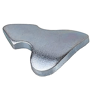 Zinc Plated Single Prong Drawer Stops | Pack of 12 | Antique Reproduction One Point Drawer Stop, Hardware for Drawers, Sliding File Chest, Dresser, Cabinet | UA-036-Z