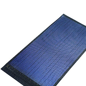 Thin Film Solar Panel Small Flexible Solar Panel Power Cells Emergency Solar Battery Charger 1W/1.5V/670MA flexible small Solar Chargers for Electronic Devices (black)