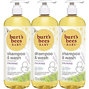 Burtâ€™s Bees Baby Shampoo & Wash, Calming, 21 Ounces (Pack of 3)