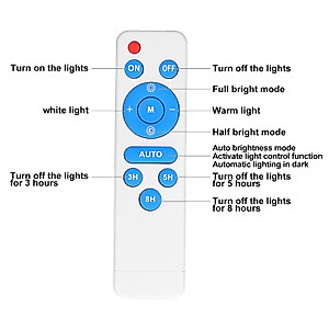Shanrya Light Chip Panel, Lamp Panel Board 3.2V/3.7V with Remote Control for Solar Flood Lights for Garden for Solar Garden Lights for Home