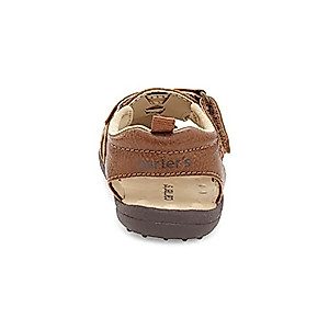 Carter's Every Step Baby Boys Arno First Walker Shoe, Brown, 3.5 Infant