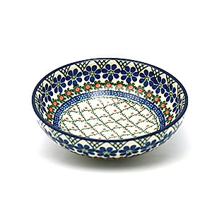 Polish Pottery Bowl - Contemporary Salad - Primrose