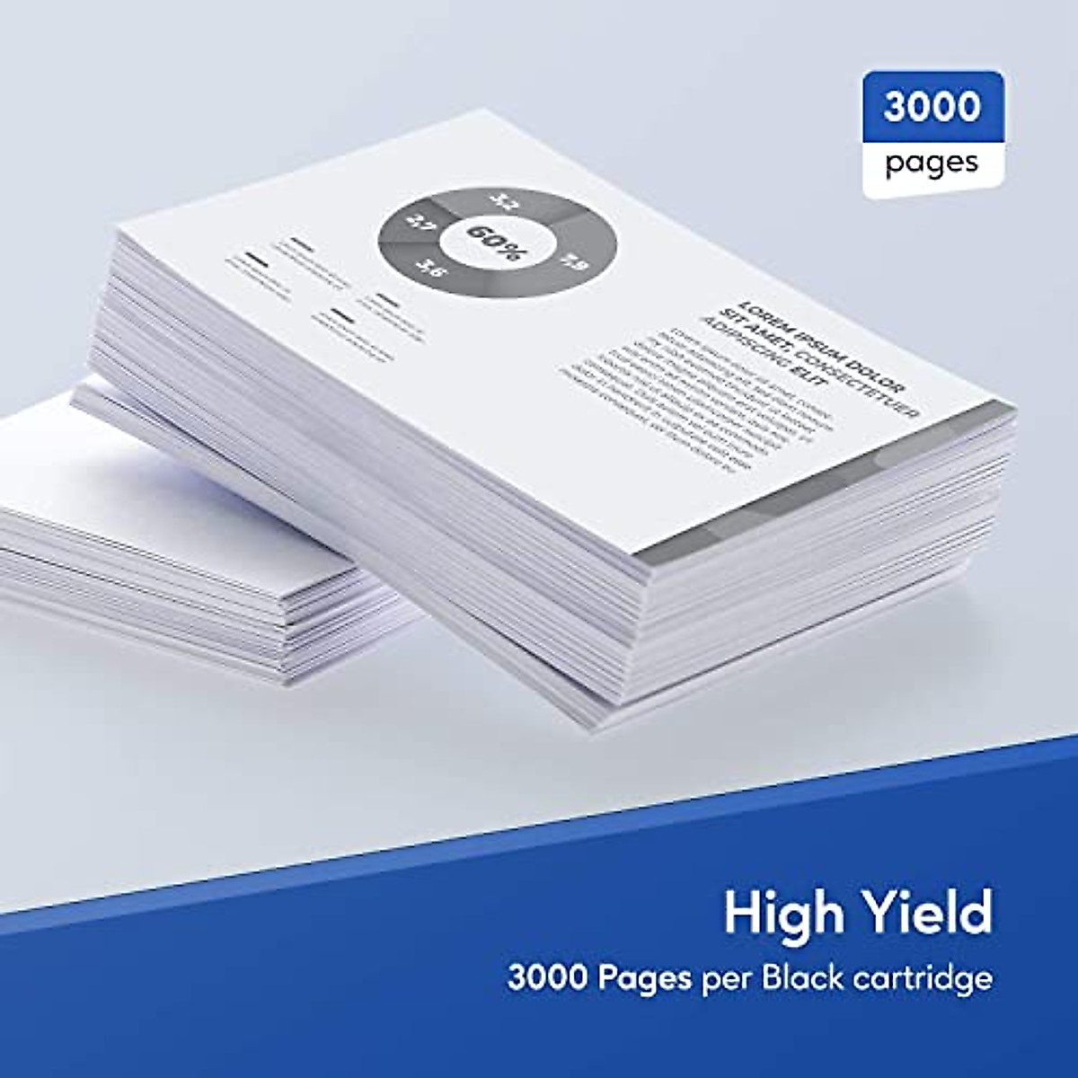 GOTOBY TN760 Toner Cartridge Replacement Compatible for Brother TN-760 TN730 TN-730 High Yield Compatible with DCP-L2550DW HL-L2350DW HL-L2370DW HL-L2370DWXL HL-L2395DW MFC-L2710DW (Black, 4-Pack)