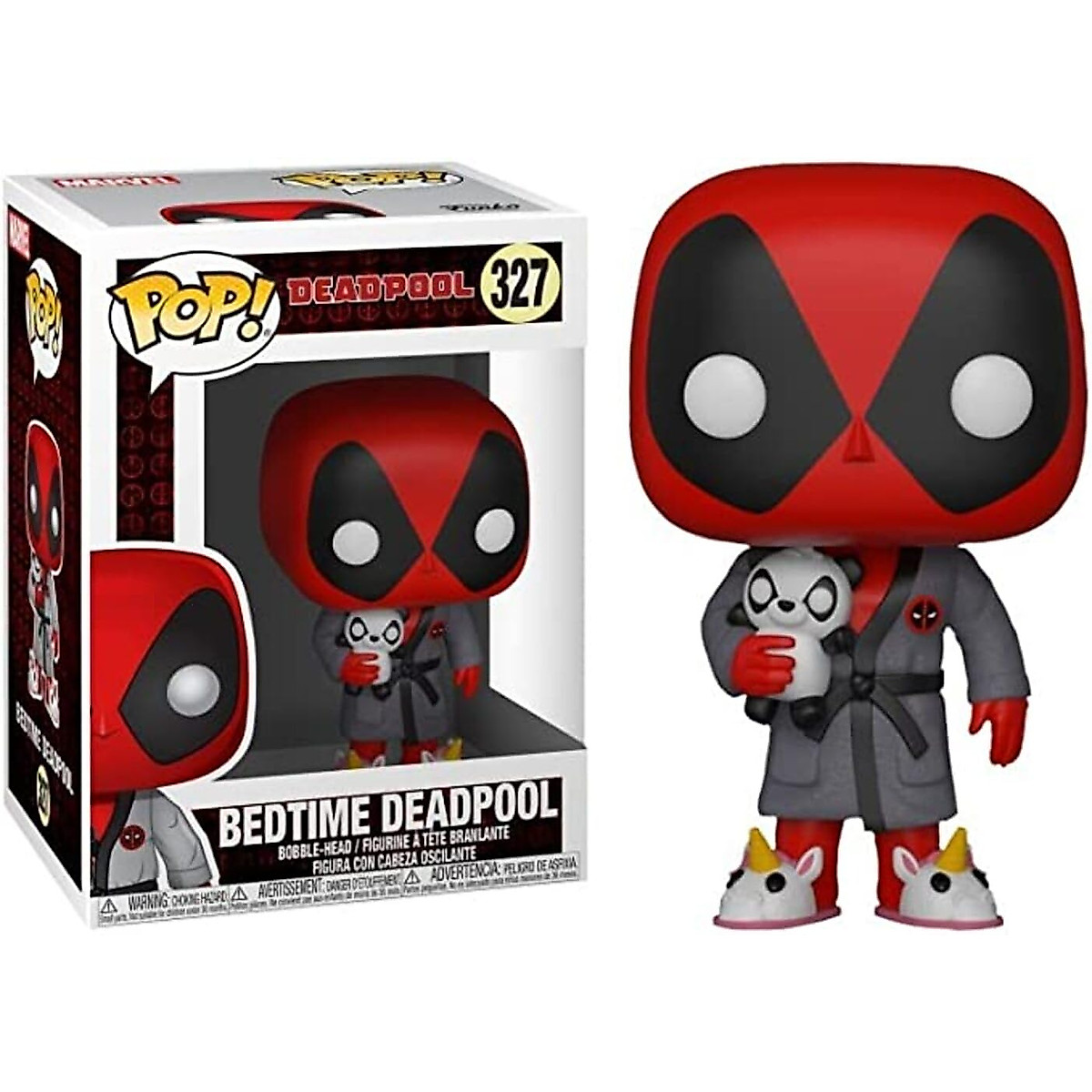Funko POP! Marvel: Deadpool Playtime - Deadpool in Robe, Multicolor