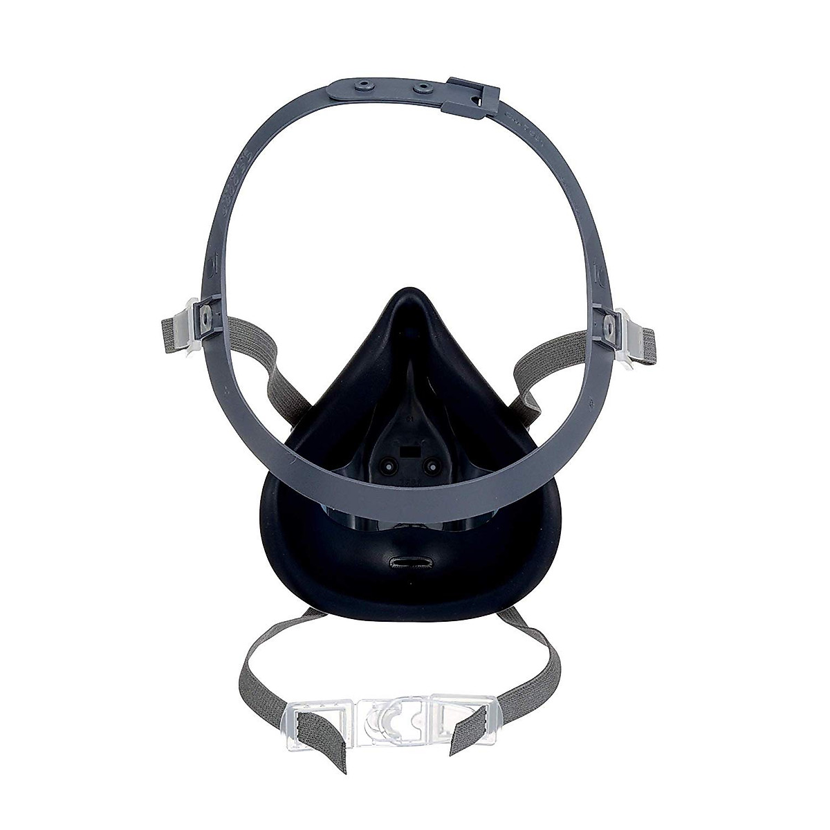 3M Reusable Respirator Half Facepiece 7503, NIOSH, 3M Cool Flow Valve, Dual Airline Supplied Air Compatible, Integrated Dropdown Suspension, Bayonet Connections, For Chemical Handling, Painting, Large