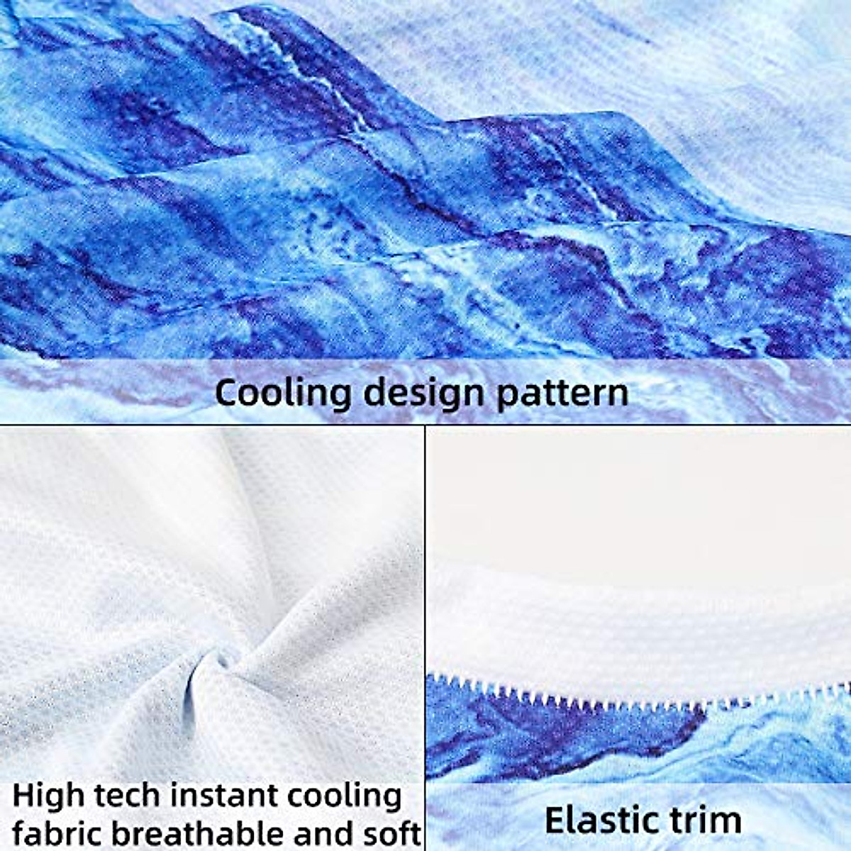 Hotumn Dog Cooling Vest Instant Cooling Dog Clothes Breathable Walking Dog Costume Dog Shirts Summer Tank Top Ice Vest for Small Dogs Cats Walking Exercise Hiking