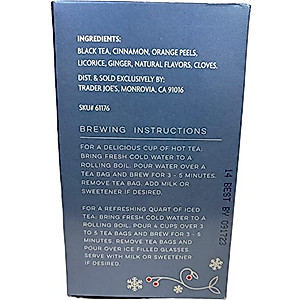 Trader Joe's Winter Wake Up Tea 20 Count (Pack of 3)