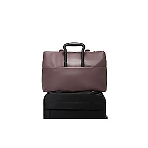 TUMI - Voyageur Sidney Leather Business Tote - Dark Mauve