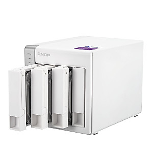 QNAP TS-431P-US 4-Bay Personal Cloud NAS, ARM Cortex A15 1.7GHzDual Core, 1GB RAM