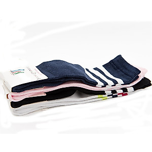 FZBNSRKO 1 Pair Toddlers Children Kids Girls Boys Cotton Bootie Knee High Long Soccer Socks Team Socks for Kids 2-3 Years Old(Black)