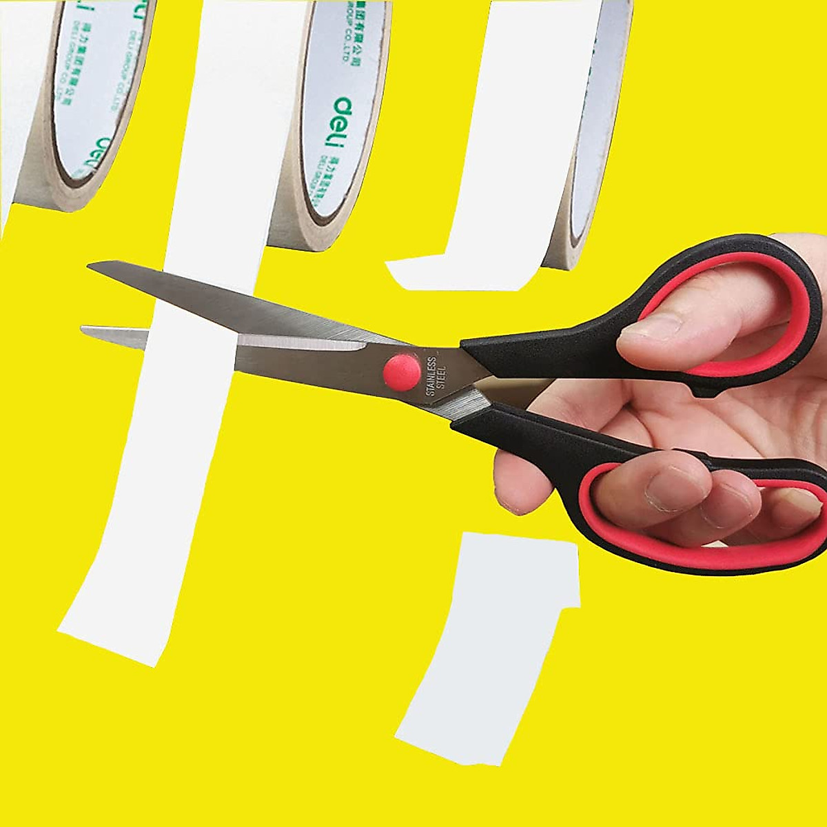 Scissors, Multipurpose office Scissors ,8.5 Inch Ultra Sharp Shears, Comfort-Grip Handles Household scissors，Sturdy Sharp Craft Supplies - Pack of 5, Right/Left Hande