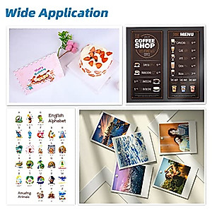 Thick Photo Paper Glossy Double Sided 100 Sheets 8.5x11 Heavyweight 69lb 260gsm Inkjet Both Sides Printable 11.8mil A4 Letter size Flyer Bulk Pack 8.5 x 11 Card paper postcard postal Uinkit