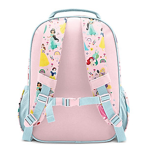 Simple Modern Disney Kids Backpack for School Boys Girls | Kindergarten Elementary Toddler Backpack | Fletcher Collection | Kids - Medium (15" tall) | Princess Rainbows