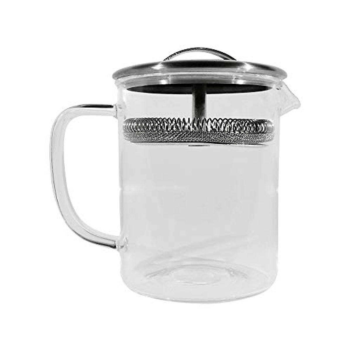 Rishi Tea Simple Brew Teapot - For 12oz Loose Tea Preparation, Built-in Strainer, Everyday Teaware, Easy to Clean, Borosilicate Glass, Enjoy Hot or Iced Tea - 400ml