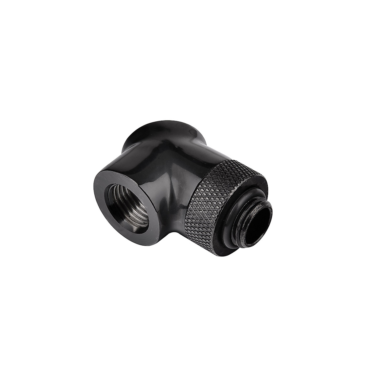 Thermaltake Pacific DIY LCS Black G1/4 90 Degree Adapter Fitting (CL-W052-CU00BL-A)