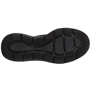 Skechers Women's Walking Sneaker, Black, 5 Wide