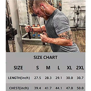 Men's 3pack Dry Fit Workout Gym Short Sleeve T Shirt Moisture Wicking Active Athletic Performance Running Shirts(BKDGAG M)