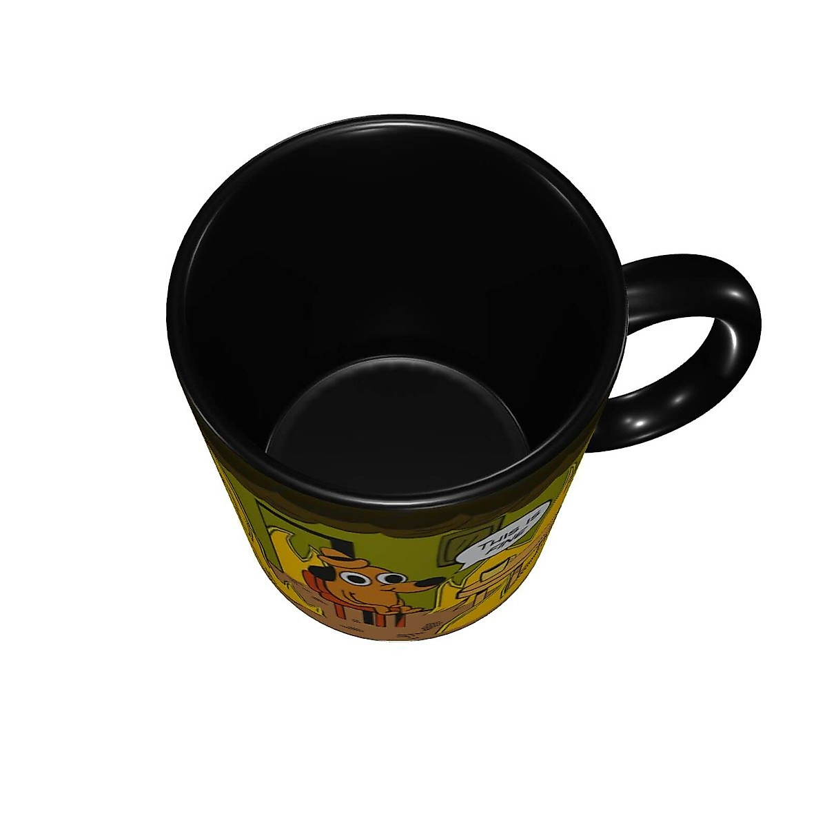 POOTRY This Is Fine Dog Mugs Funny Coffee Mug Can Be Used To Decorate The Table. It's A Good Gift for Men And Women Are Good Choices For Drinking Water At Home And Office,11 Ounce