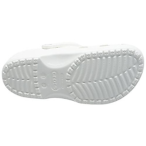 Crocs Unisex-Adult Classic Clogs (Best Sellers), White, 7 Men/9 Women