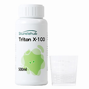 Sturelehub Triton X-100, 500ml, Laboratory Cleaning Detergent, Triton X-100 Surfactant, Laboratories Triton X-100 solution, DIY Record Cleaning Solution