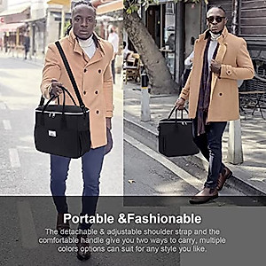 XQXA Lunch Bag Reusable Insulated Cooler Water Resistant Lunch Box Adult Tote Lunch Bag for Women/Men Work Picnic Beach or Travel