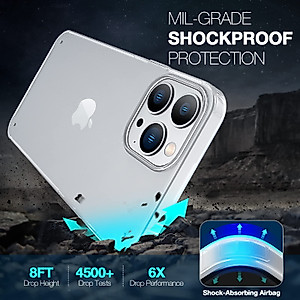 ORIbox for iPhone 12 Case for iPhone 12 Pro Case Clear,with 4 Corners Shockproof Protection,iPhone 12/12 Pro Clear Case for Women Men Girls Boys Kids,Case for iPhone 12/12 Pro Phone Clear